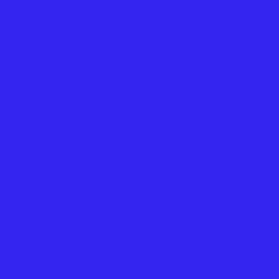 HEX color #3525F1, Color name: Han Purple, RGB(53,37,241), Windows ...